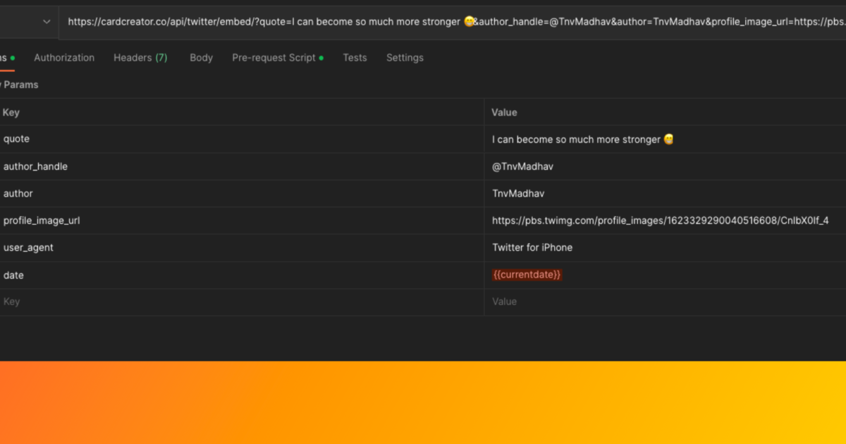 TnvMadhav | How to Pass Current Timestamp in a Postman Request? TnvMadhav | How to Pass Current Timestamp in a Postman Request?